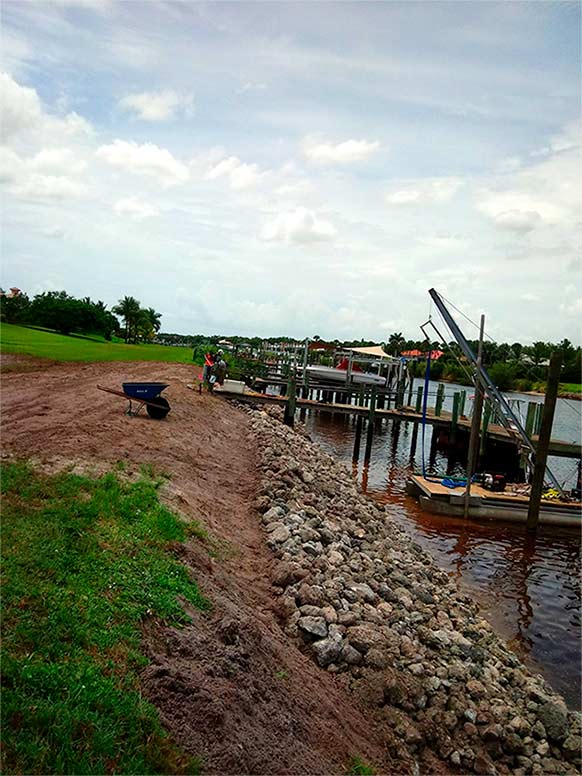 Retaining & Riprap Rock Walls - Serafini Landscaping